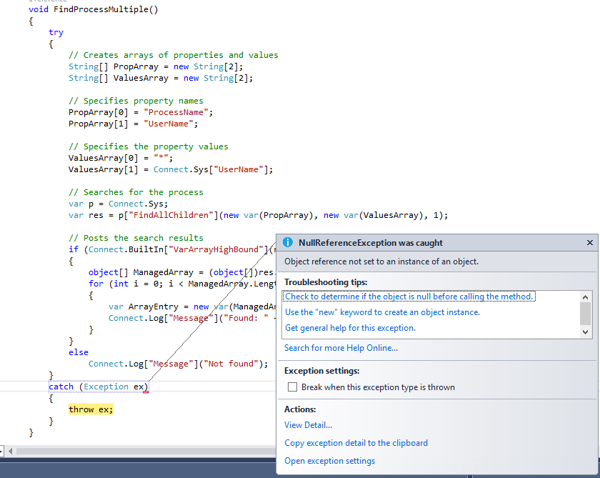 How to use FindAllChildren function by C# | SmartBear Community