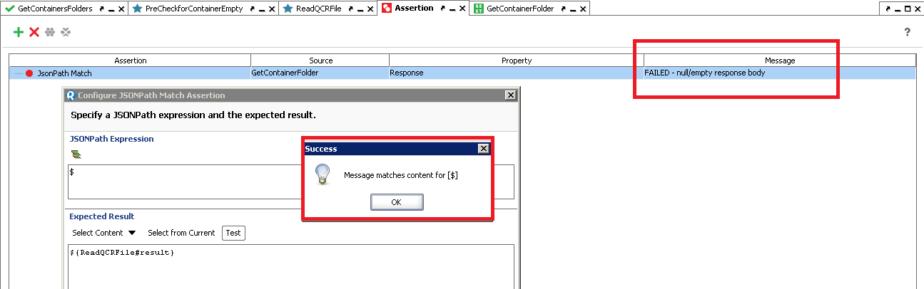 Assertion Teststep Fails With Error Failed Nullempty Response Body Smartbear Community