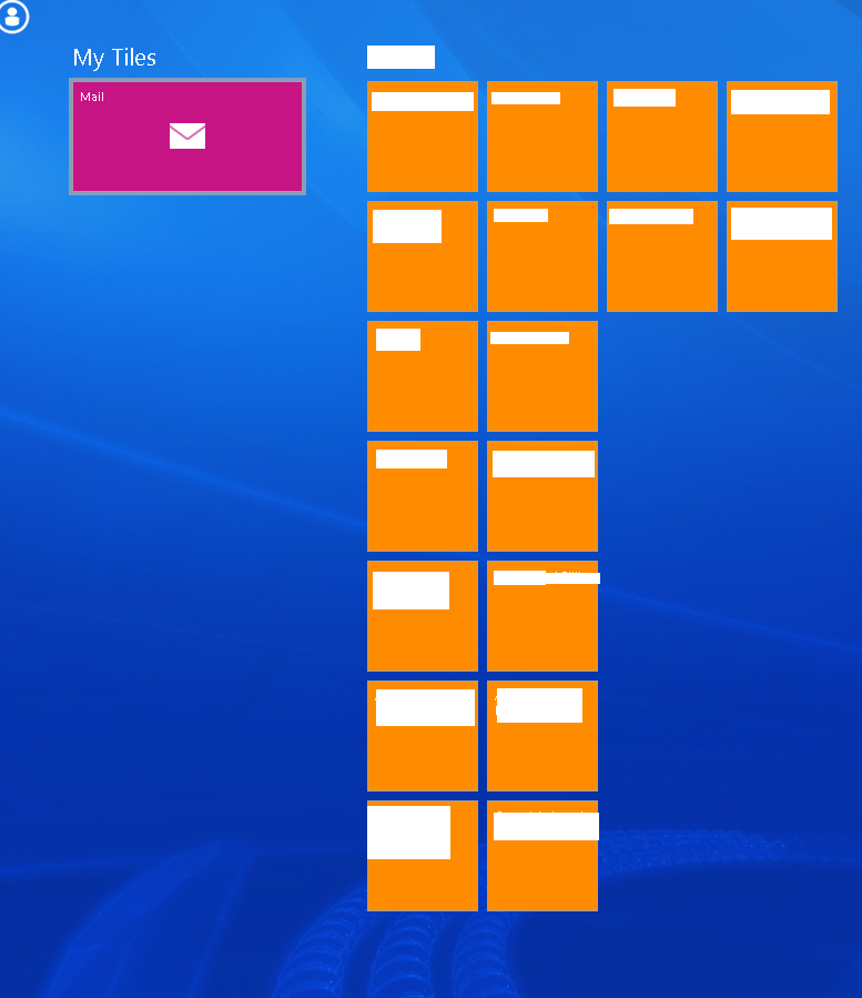 how to recognize the tiles in the windows delphi application ...