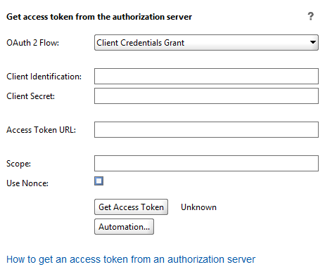 Dynamically Set client credentials | SmartBear Community