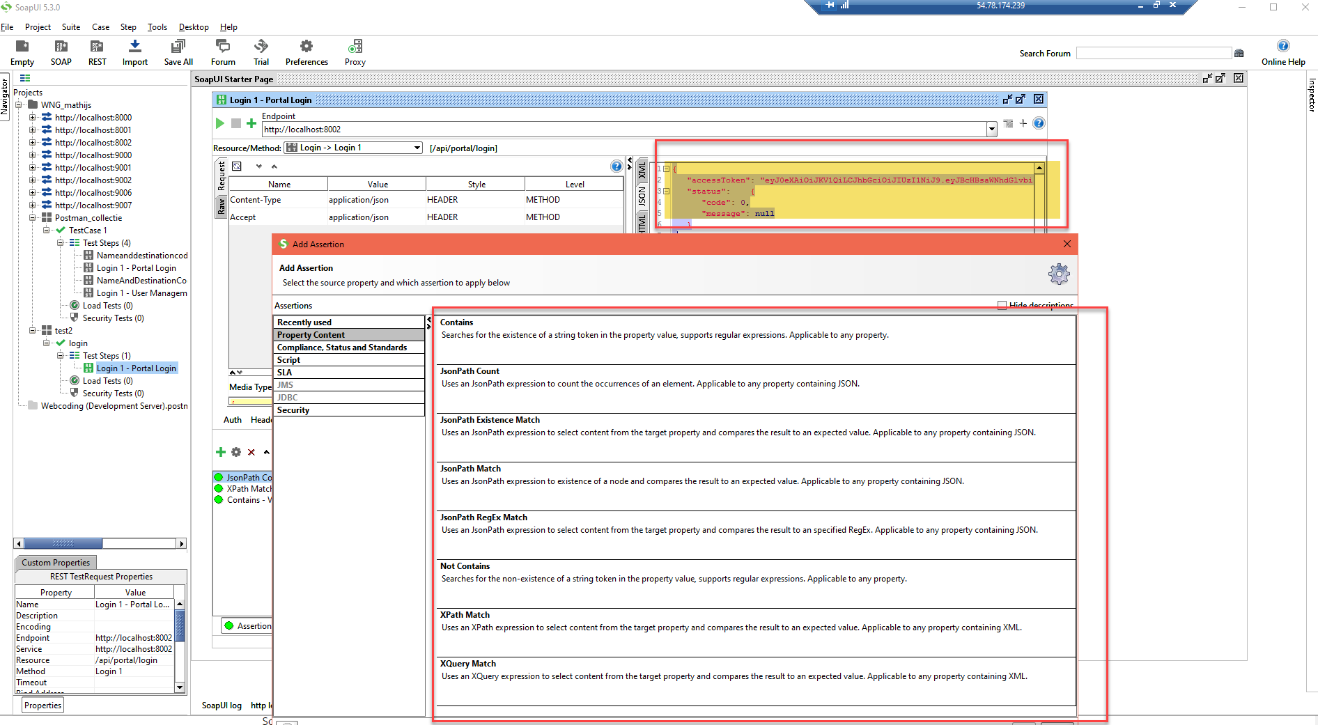 How To Assert On Value In A Json Response Smartbear Community
