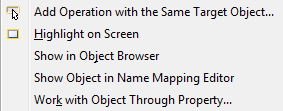 Target Object based context menu items in more operations | SmartBear Community