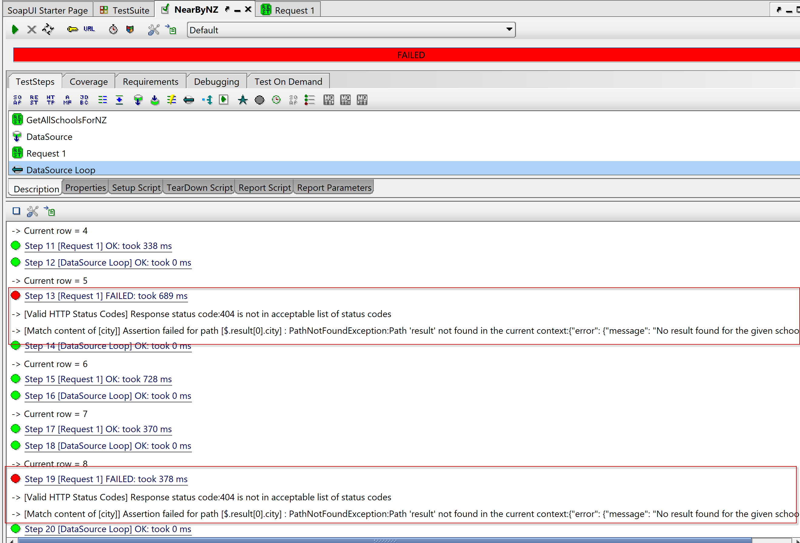 Log Failed Test Request And Response To Log File Or A Report Smartbear Community