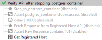 API script assertion not running when running from testcase although ...