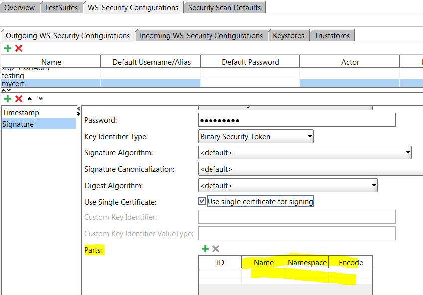 Failed To Setparts When Using Groovy To Add An Outgoingwss With Signatureentry Smartbear