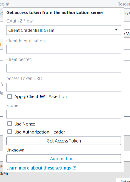 How to set audience for client credentials grant in Ready API | SmartBear Community