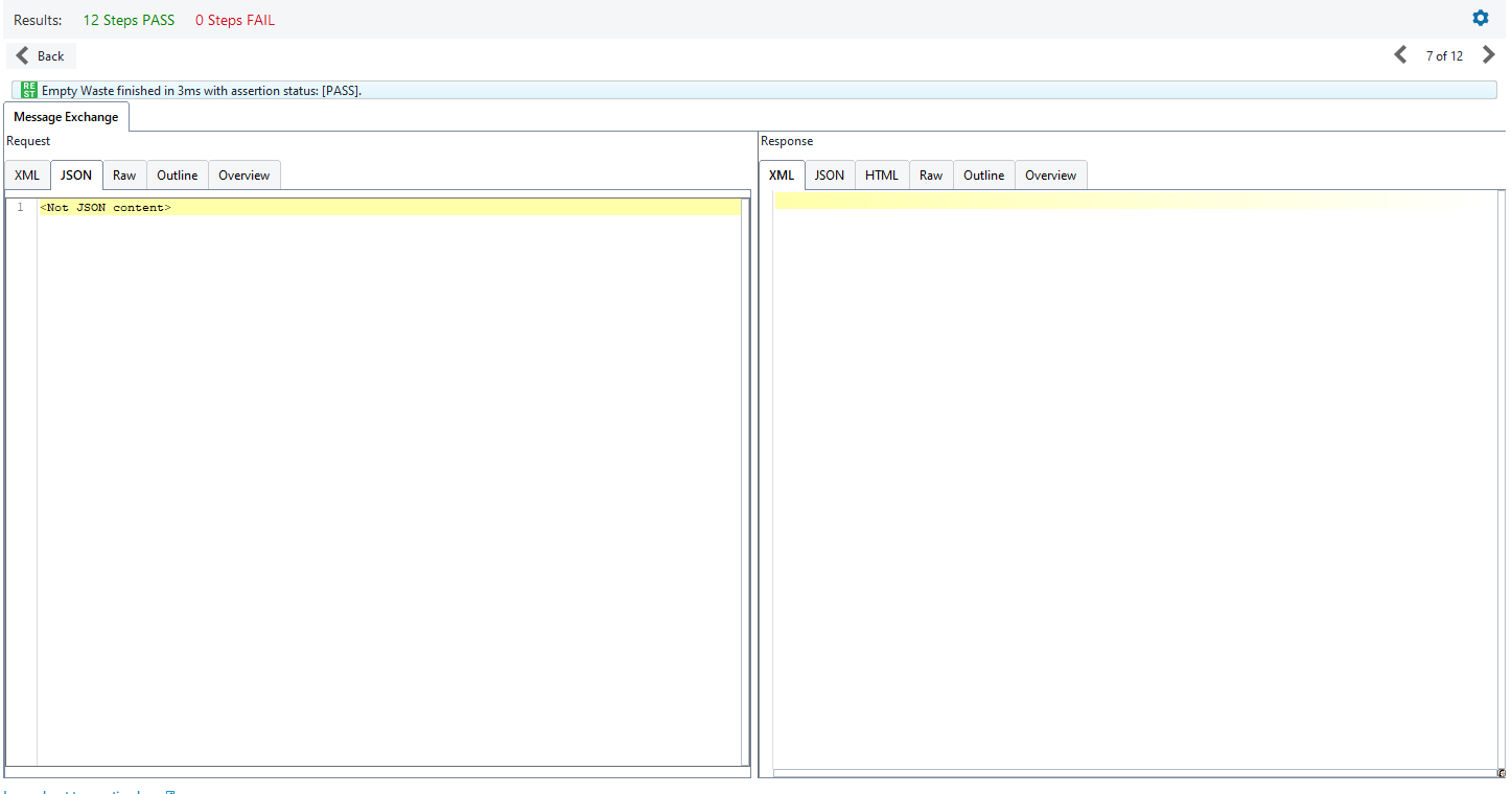 Unable To View Request And Response Details In Transaction Log
