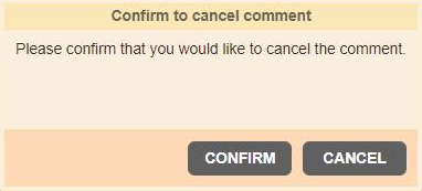 "Confirm to cancel comment" dialog wording is awkward and unclear ...