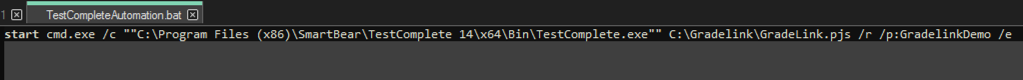 Test Plan Not Executing When Using Command Line And Windows Task