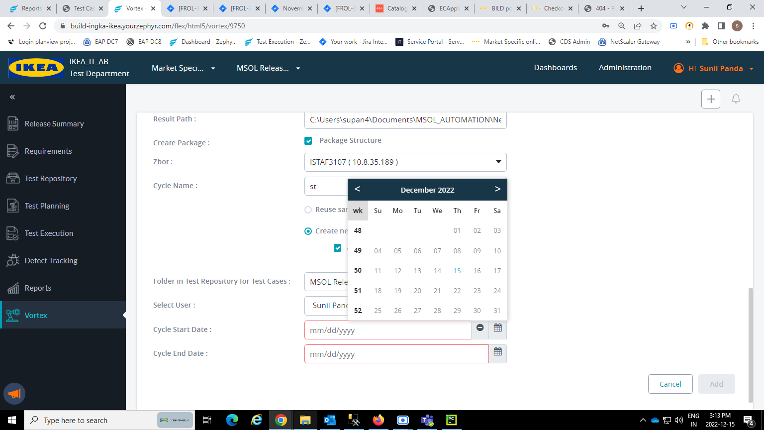 Why Zephyr Date Picker Not Working In Below Page Is There Any Way To Enable The Date Picker