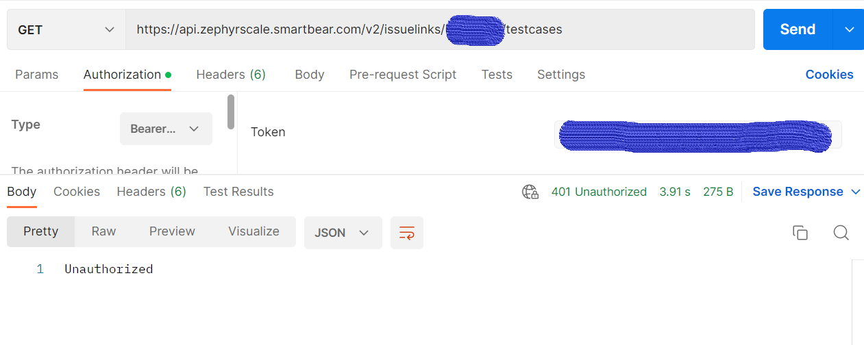 Get Test Cases Request Through Postman Failing Smartbear Community