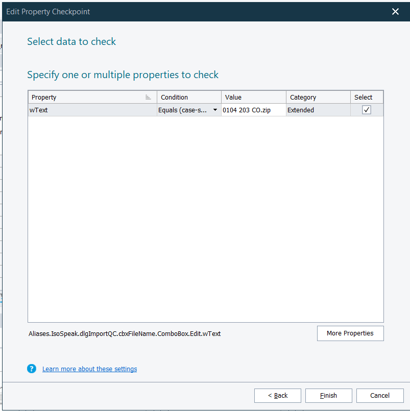 How to change value to variable in "Edit Property Checkpoint"? | SmartBear Community