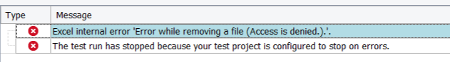 Test Complete Tool Does Have Rights To Open Excel File Smartbear