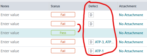 Add option for hiding "D" button for linking defect on executions with ...